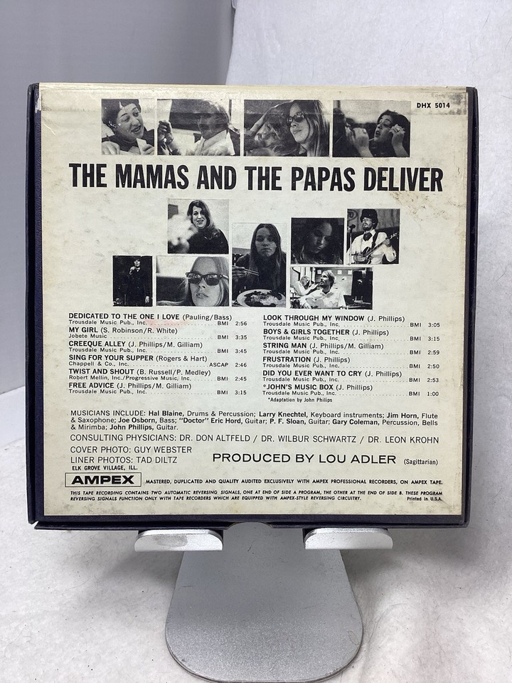 The Mamas & The Papas- Deliver Reel-To-Reel Tape VG | eBay