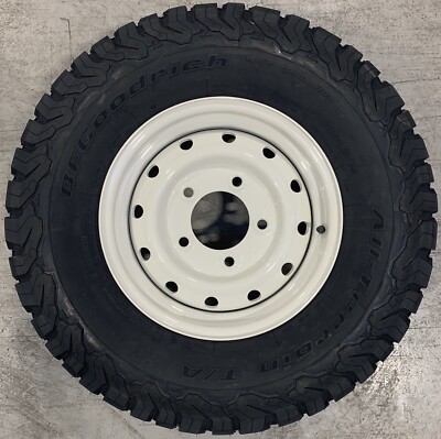 Genuine Land Rover Defender Wolf 16" Steel Wheels & BFG All-Terrain KO2 ...