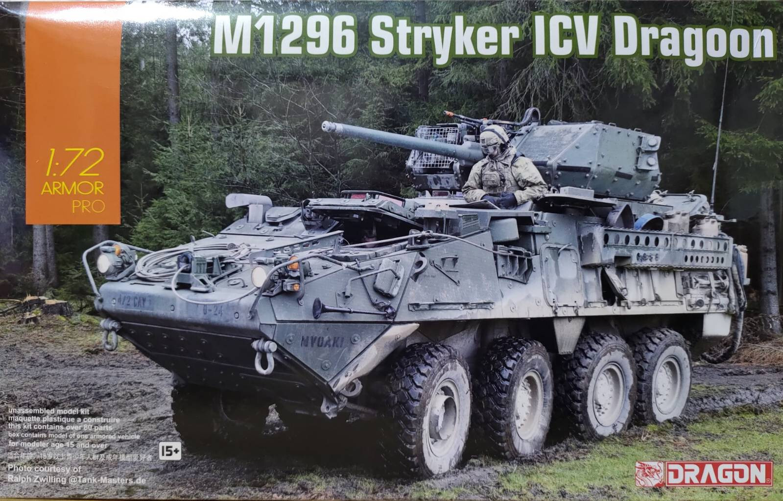 Dragon 1/72 7686 US M1296 Stryker ICV Dragoon Infantry Carrier Vehicle ...