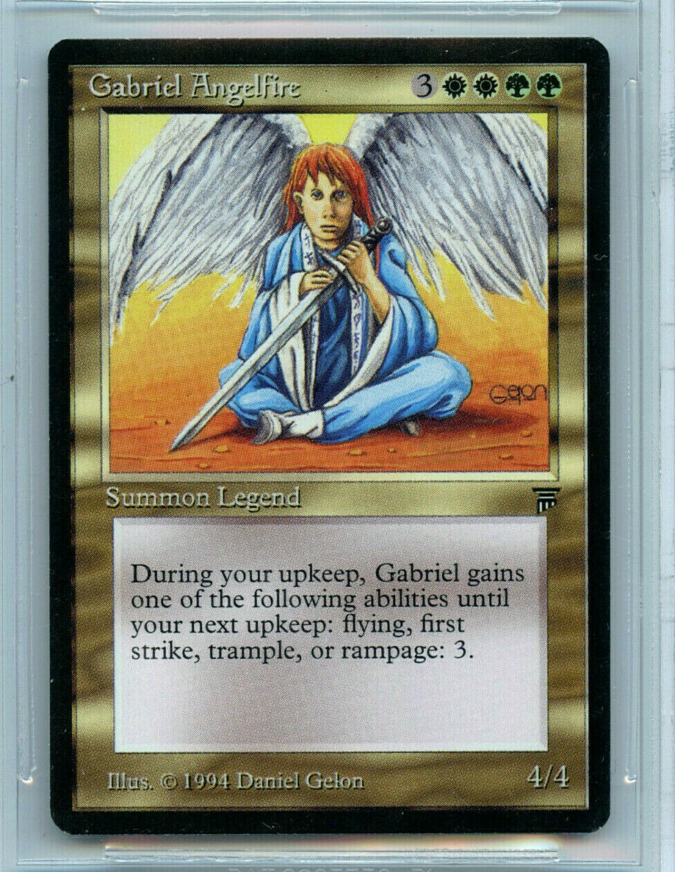 MTG Legends Gabriel Angelfire BGS 8.5 Magic card WOTC Amricons 1546 B9B ...