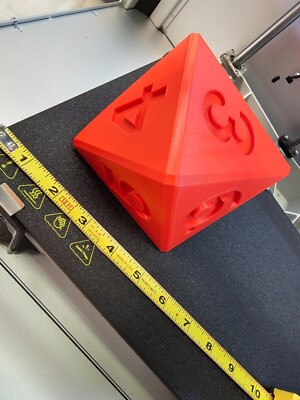 D8 HUGE Very Dramatic Dungeons and Dragons DIE Dice D&D 8 Sided Caltrop ...