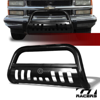 For 1992-1999 C/K Suburban/Tahoe/Yukon Black Bull Bar Push Bumper ...