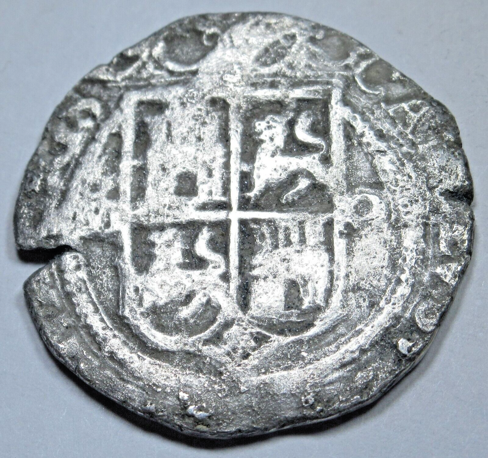 1542-1555 Carlos & Joanna Mexico 2 Reales 1500s Silver Spanish Colonial ...