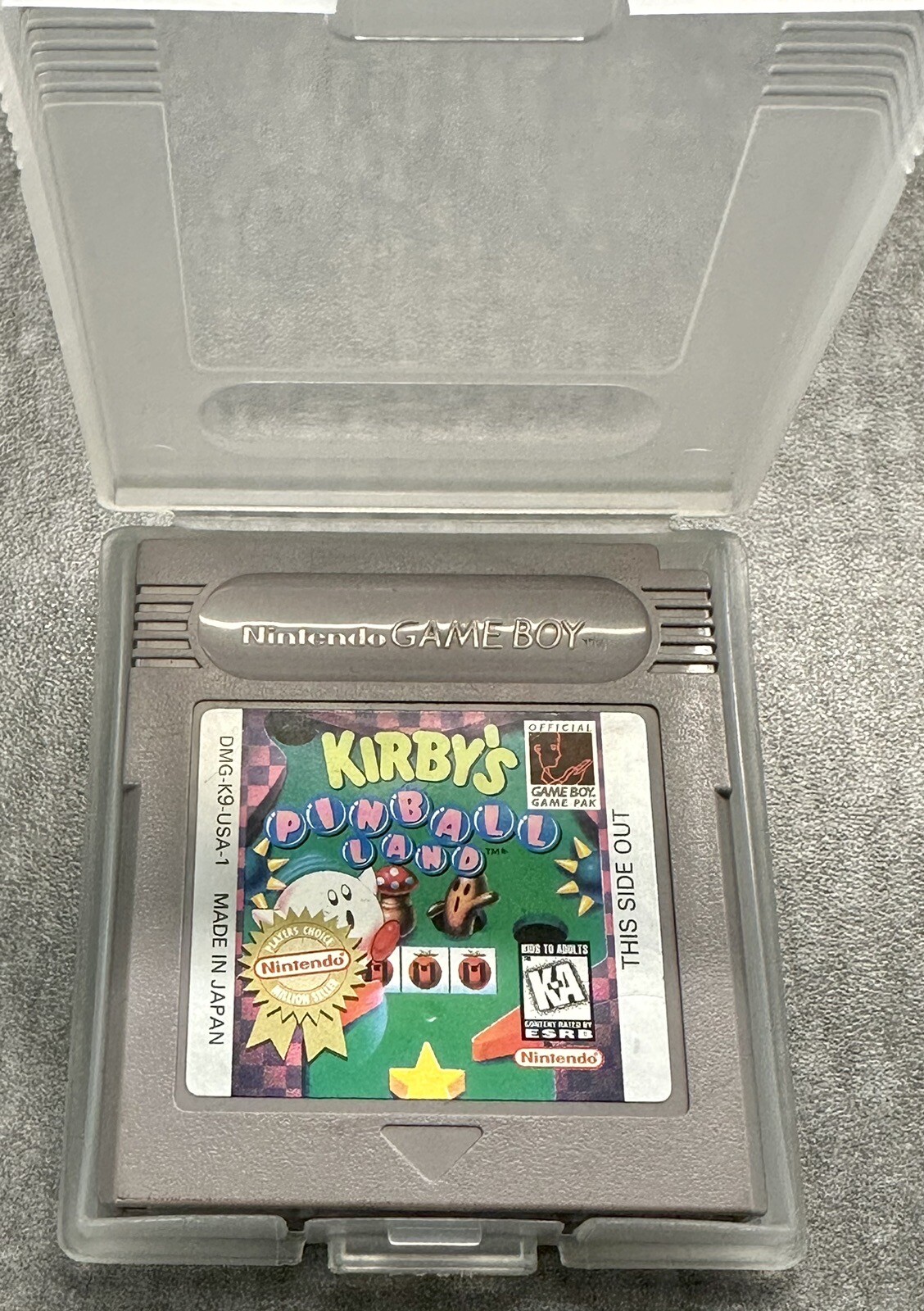 Kirby's Pinball Land (Nintendo Game Boy, 1993) Authentic Game Cartridge ...