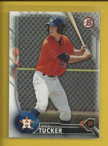 Kyle Tucker RC 2016 Bowman Prospects Rookie Card # BP60 Houston Astros ...