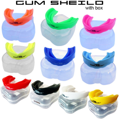 Boxing Gum Shield MMA Martial Arts Mouth Guard Teeth Protection with ...