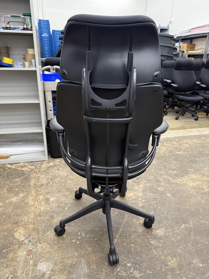 HumanScale Freedom F211 Black Fabric Ergonomic Computer Office Desk ...