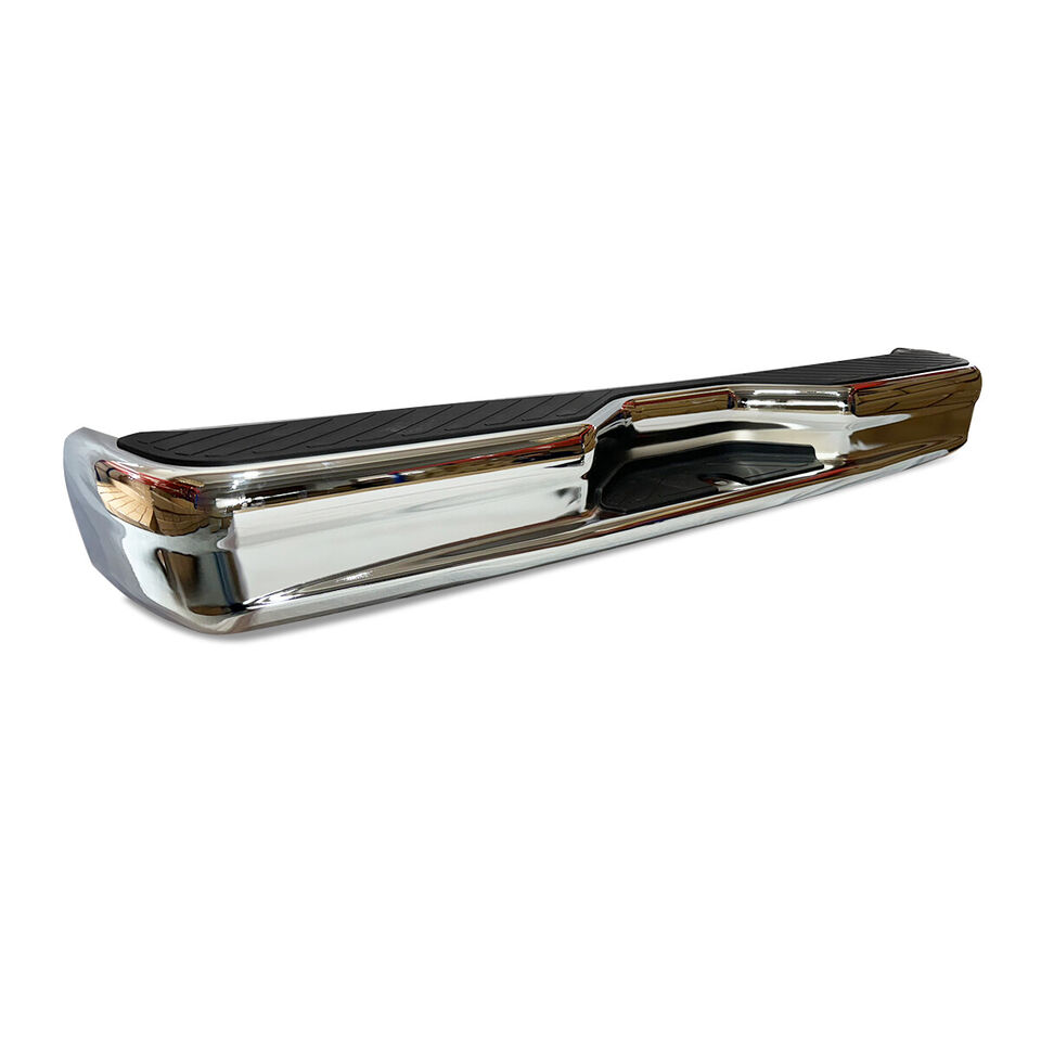 Chrome Steel Rear Step Bumper Face Bar For 1992-14 Ford Econoline E150 ...