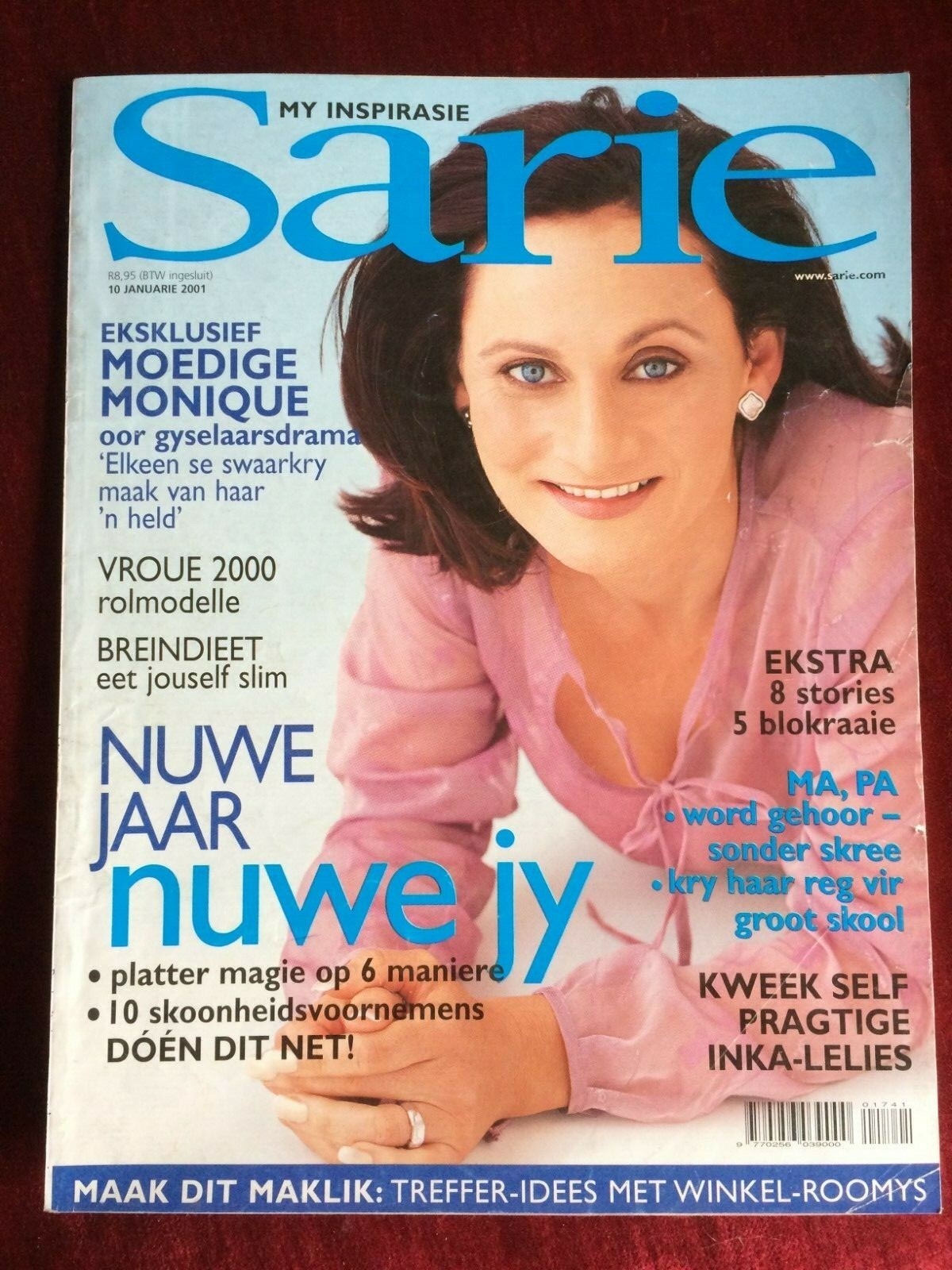 SARIE mag (SA) 10-Jan-2001 MONIQUE STRYDOM Chris Vorster Anna Davel ...