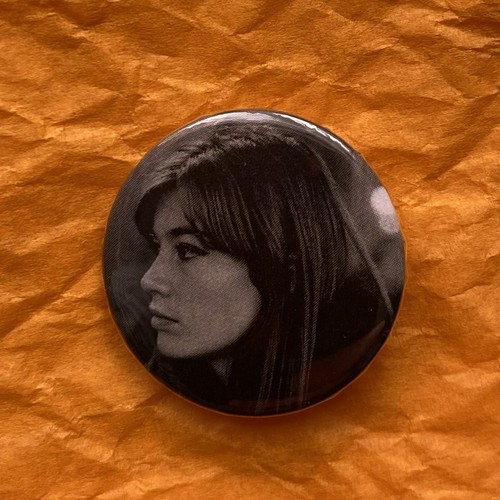 Francoise Hardy 25mm Pin Badge French Pop Singer Yé-Yé Chanson | eBay UK