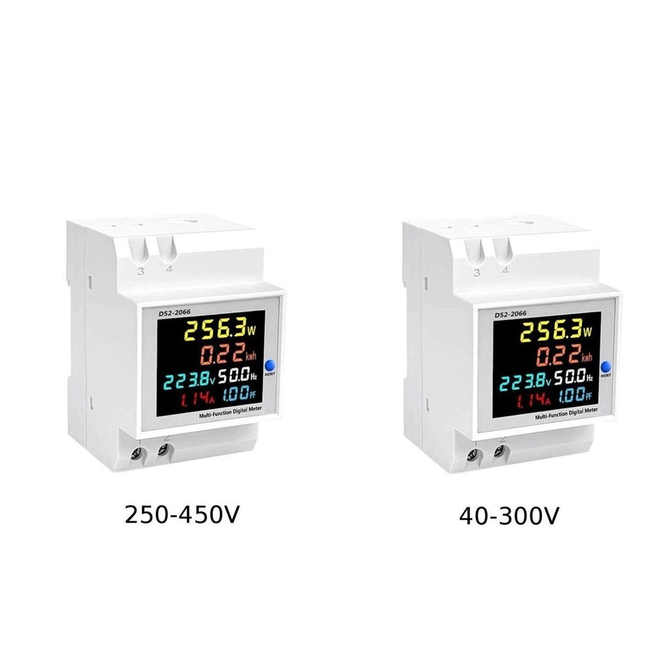 D52-2066 Meter Electricity Meter 0.01kwh 0.1kwh 1kwh 80x70x60mm AC40.0-300.0V | eBay Australia