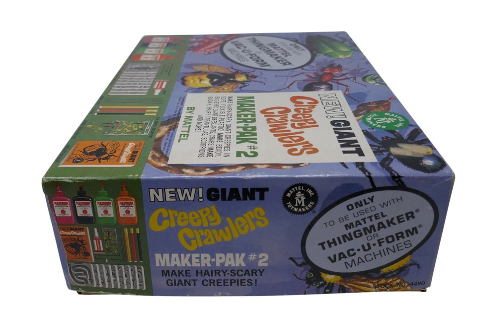 Mattel 1965 Thingmaker Giant Creepy Crawlers Maker-Pak #2 in Original ...