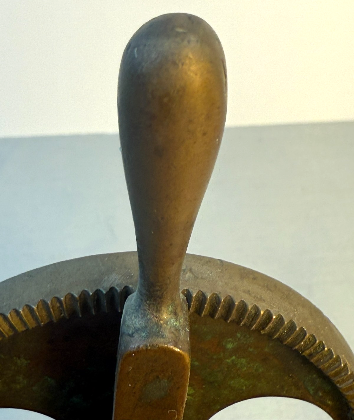 Antique Cobbler Shoe Last Clamp Adjustable Bench Mount Brass Ratchet ...