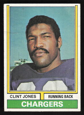 1974 Topps #254 Clint Jones Card TCCCX | eBay