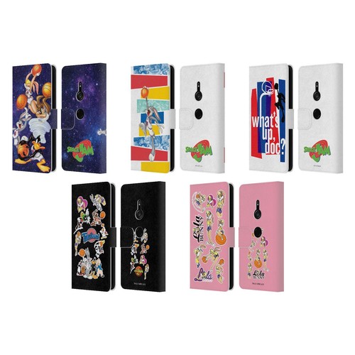 OFFICIAL SPACE JAM (1996) GRAPHICS LEATHER BOOK WALLET CASE FOR SONY ...