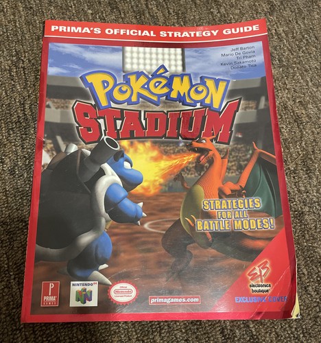 Pokemon Stadium - Prima's Official Strategy Guide for Nintendo N64- EB ...