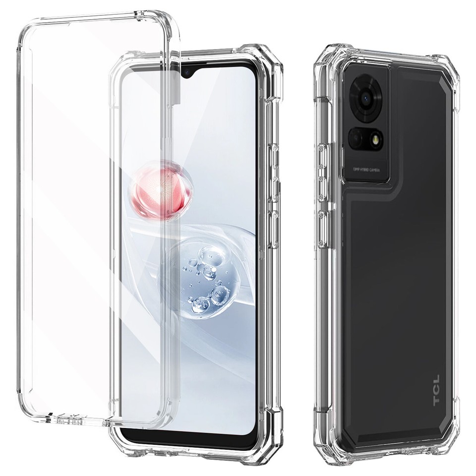 For TCL K24 T434D Phone Case Full Body Cover + Built-in Screen ...