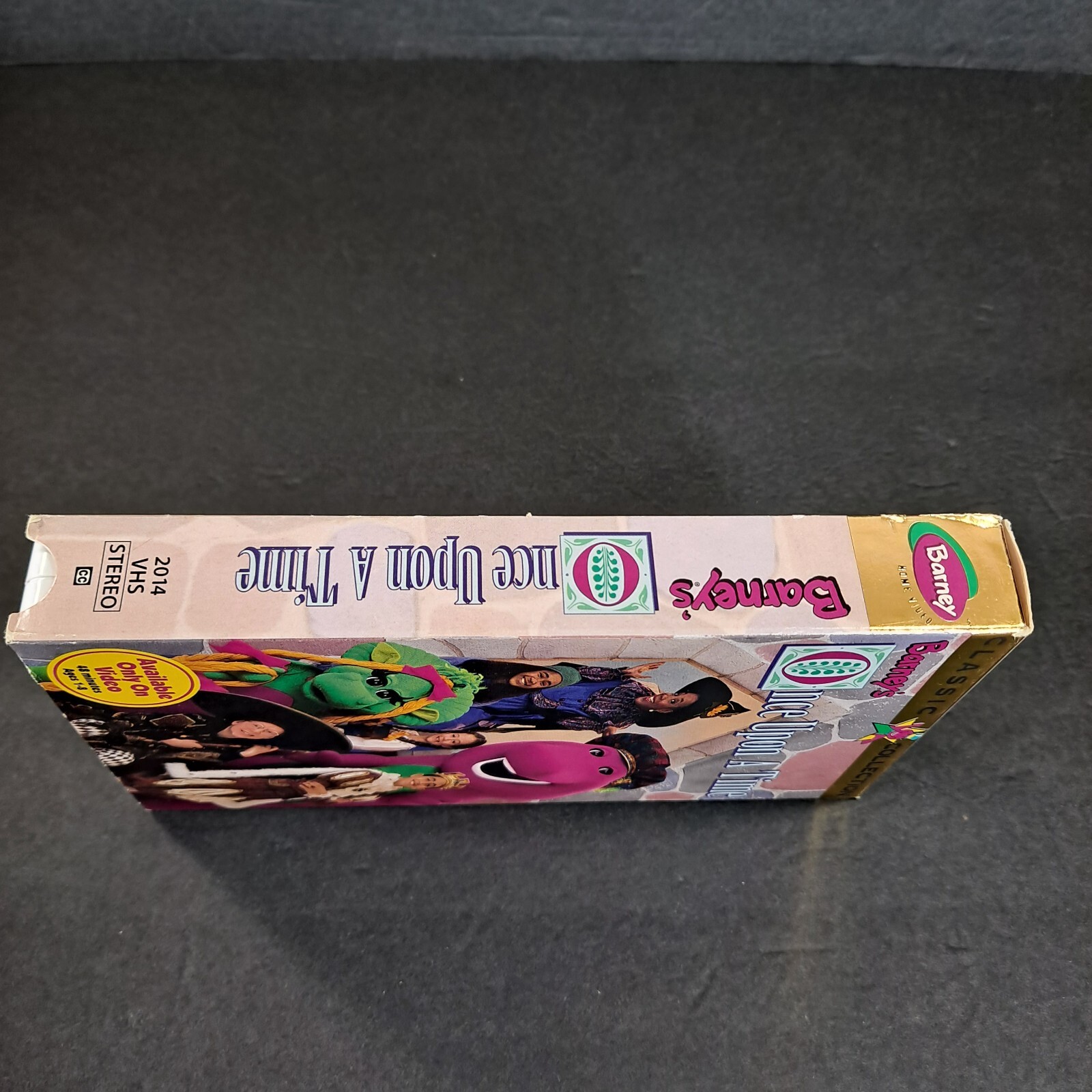 Barney Once Upon a Time (VHS, 1996) White Tape Vintage Classic ...