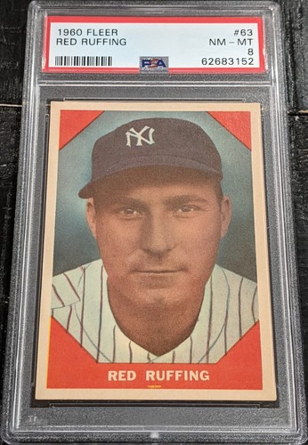 1960 Fleer Red Ruffing PSA 8 NM-MT HIGH QUALITY Example #63 | eBay