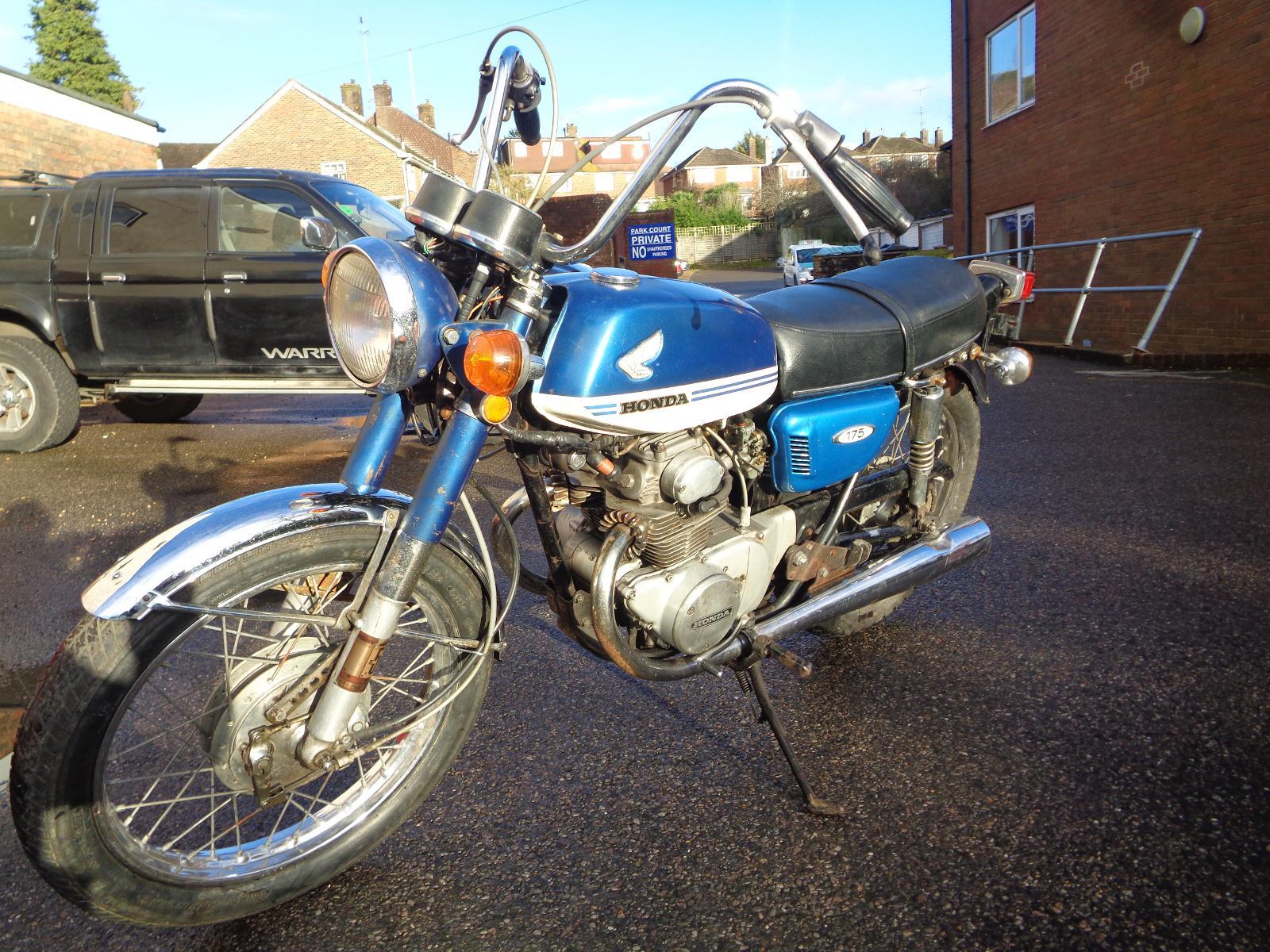 1971 Honda Cb175 Twin Usa Barn Find Restoration Easy Project - Bike ...