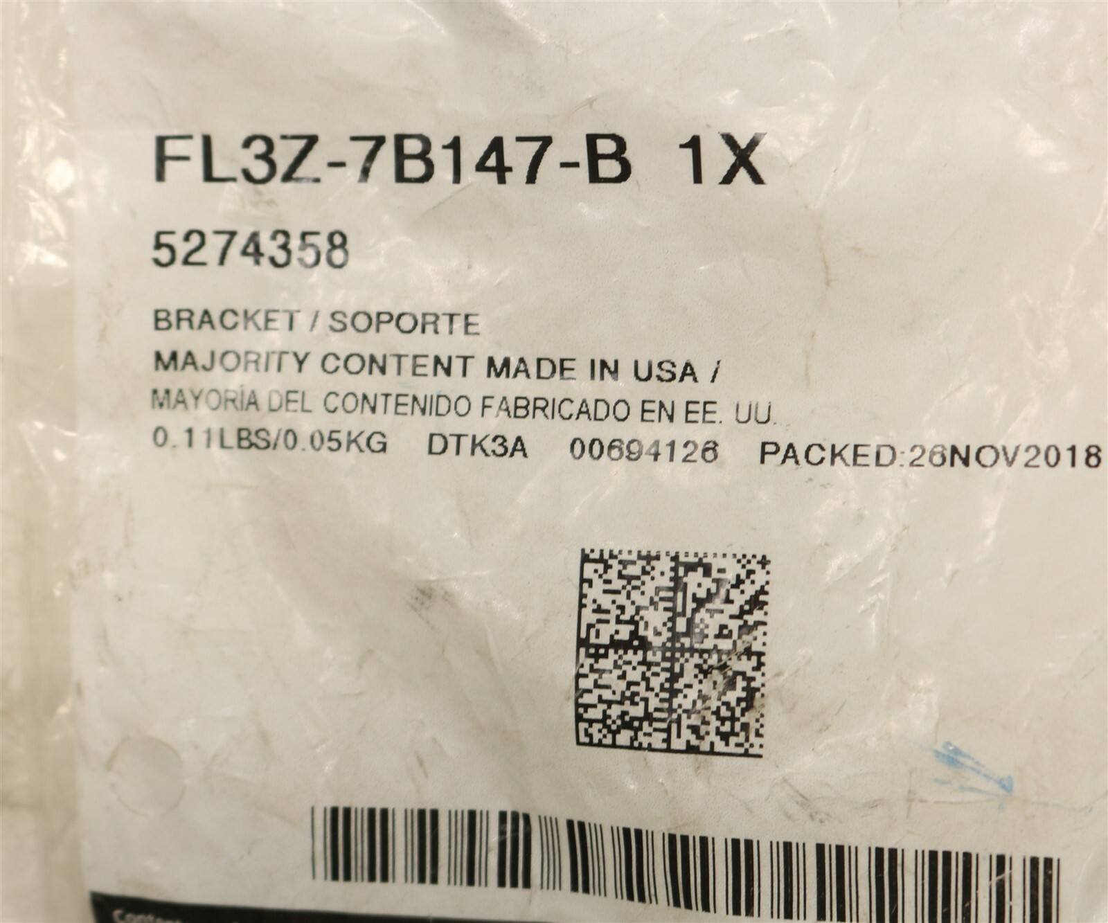 NEW OEM Ford Transmission Cooler Line Bracket Front FL3Z-7B147-B F-150 ...