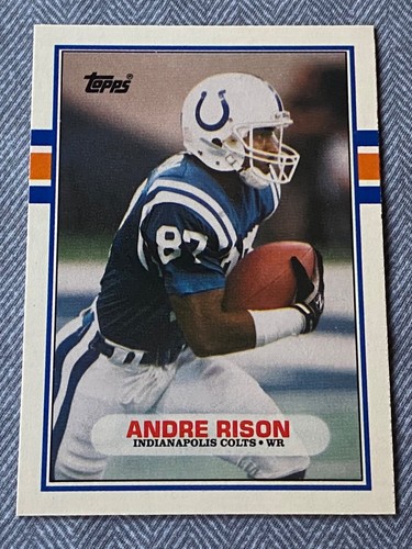 1989 Topps Traded Football Andre Rison #102T Indianapolis Colts RC | eBay