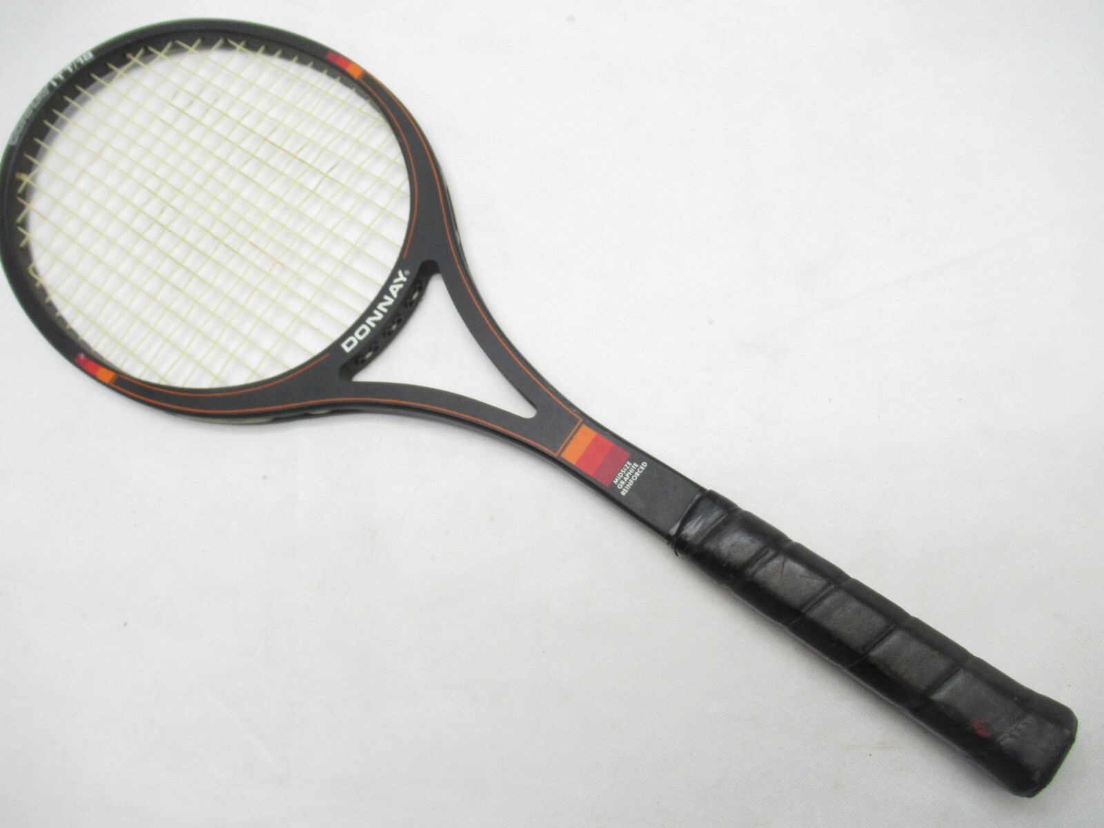 VINTAGE DONNAY "ITT / 18" TENNIS RACQUET (4 5/8) LONG STORAGE. WARPED ...