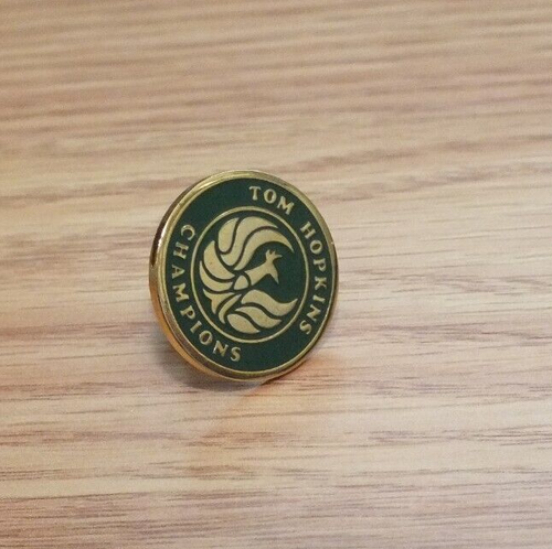 Green & Gold Tone Tom Hopkins Champions Collectible Lapel Pin | eBay