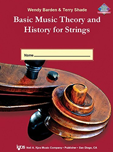 L65VN - BASIC MUSIC THEORY AND HISTORY FOR STRINGS - By Wendy Barden ...