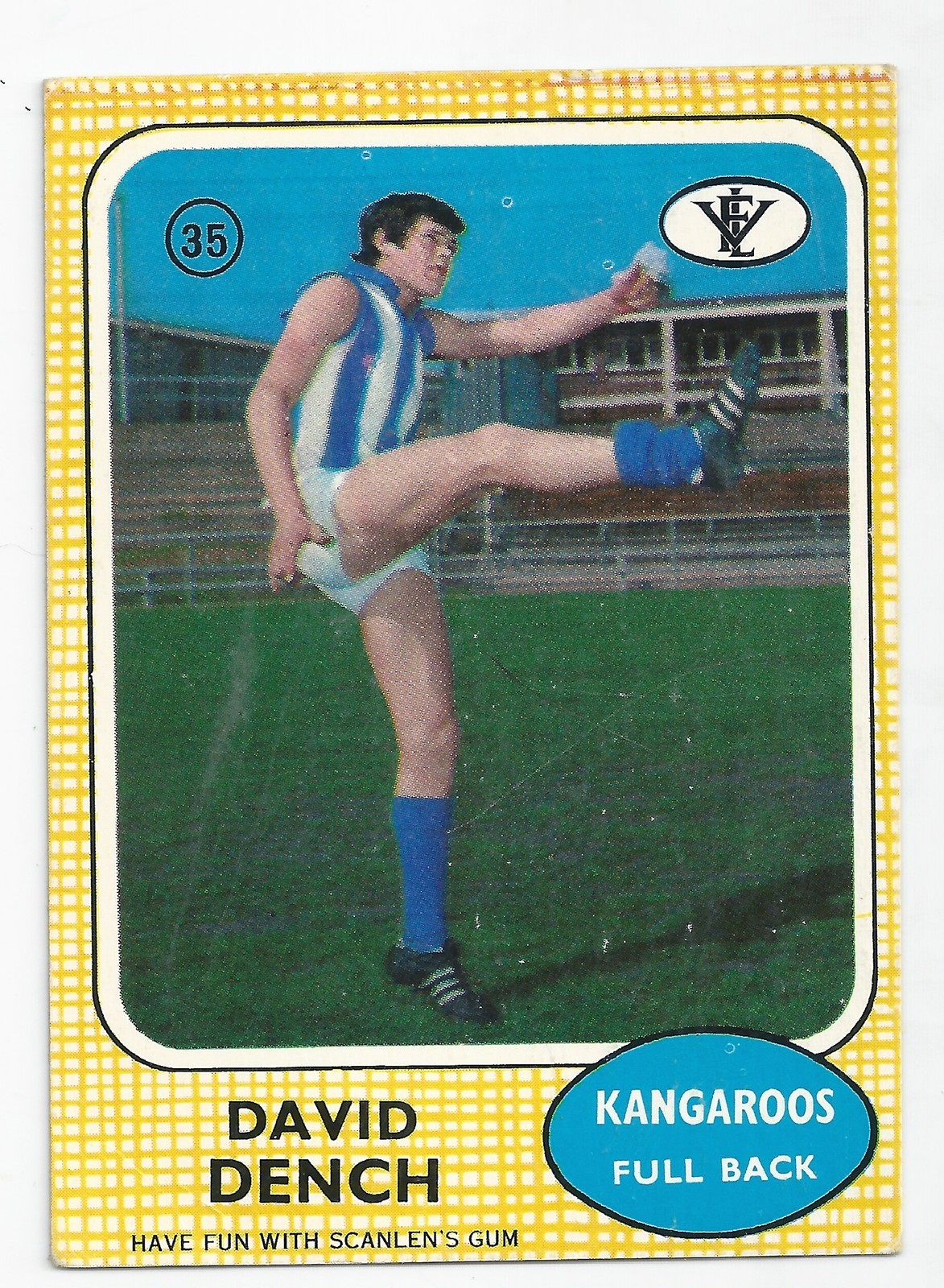 1972 Scanlens (35) David DENCH North Melbourne Excellent** | eBay Australia