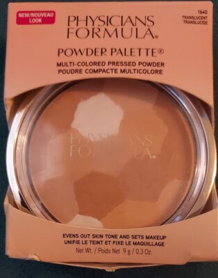 PHYSICIANS FORMULA Powder Palette Translucent Multi-Colored Pressed ...