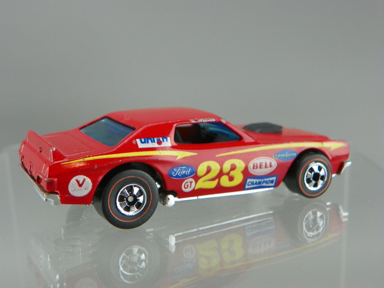 Vintage 1974 Hot Wheels Flying Colors Diecast Redline Red Torino ...