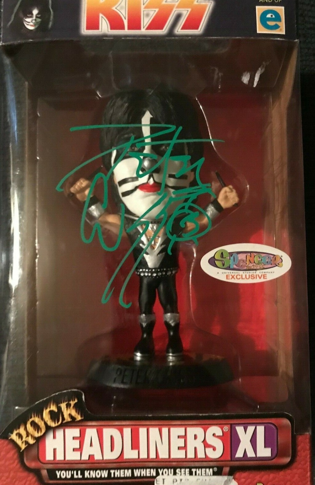 Peter Criss SIGNED Kiss Bobblehead | eBay
