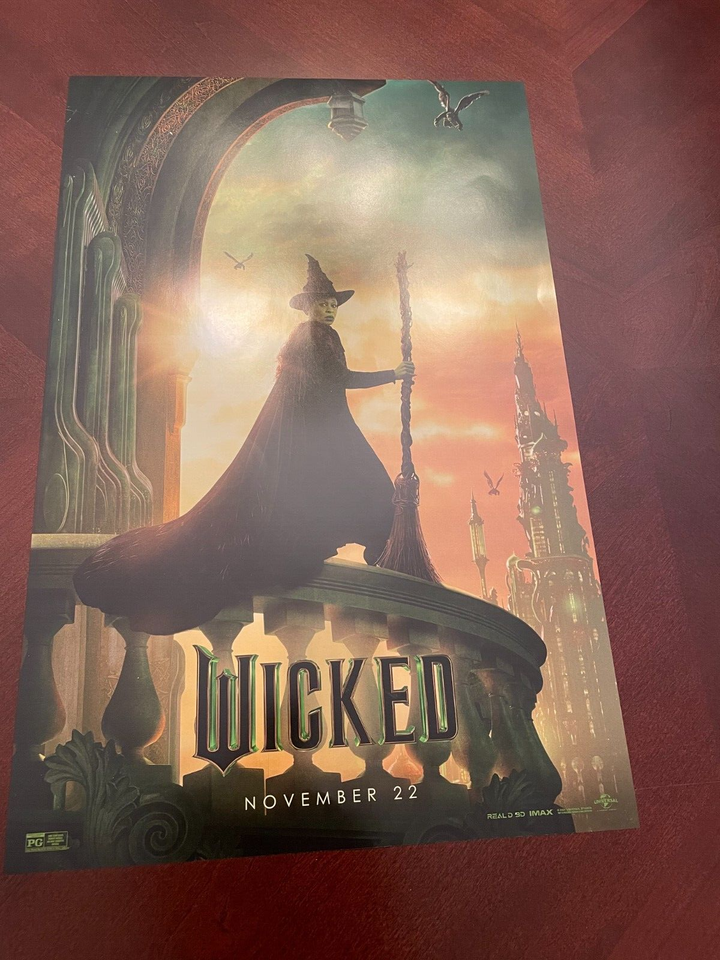 2024 Wicked Movie Posters - 2 Two-Sided Posters - 11 x 17" - MT | eBay