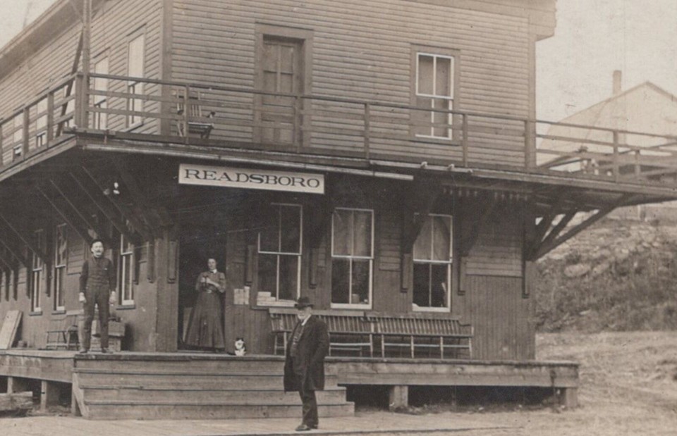 Readsboro Vermont VT Railroad Train Station 1909 RPPC Photo Postcard | eBay