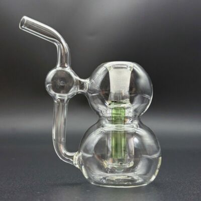 3.7" Mini Gourd Glass Bong Premium Quality Water Pipe Hookah Bubbler W ...