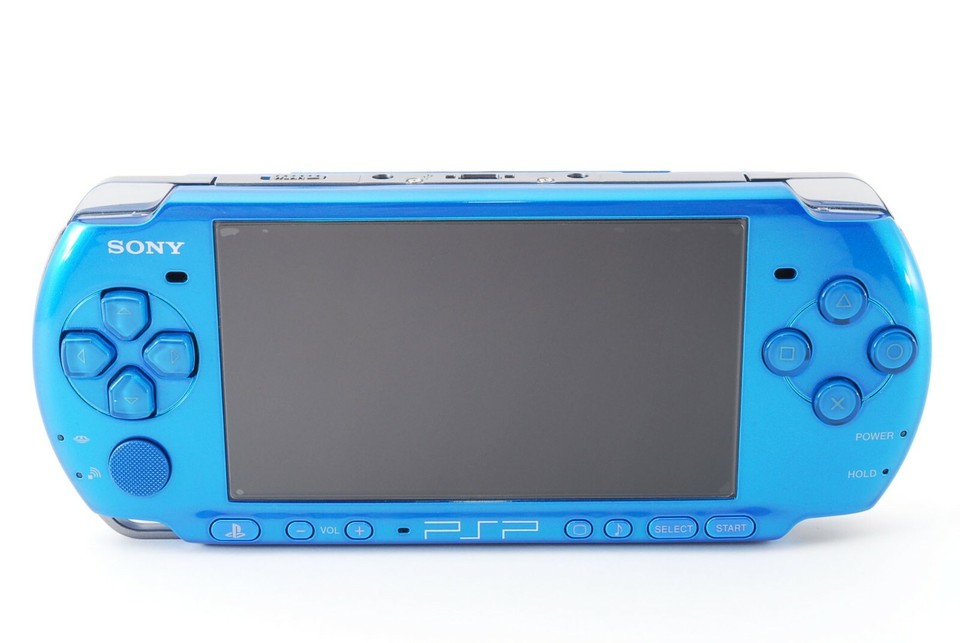 Sony PSP 3000 Vibrant Blue Console w/ Box and Charger Japan [Excellent ...