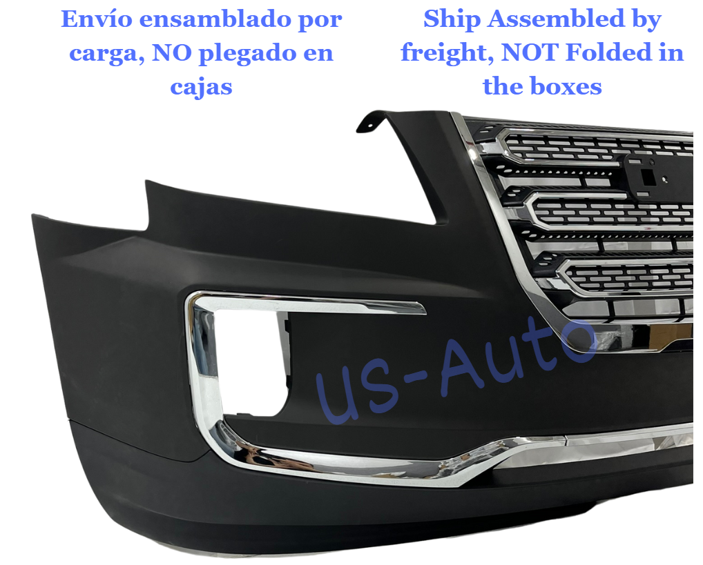 Fit 2016 - 2017 GMC Terrain Front Bumper Complete Assembly Chrome ...