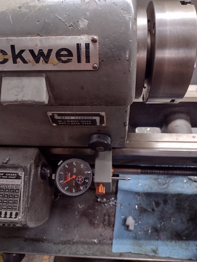 Rockwell / Delta 10 in. metal lathe carriage Dial Indicator Holder! | eBay