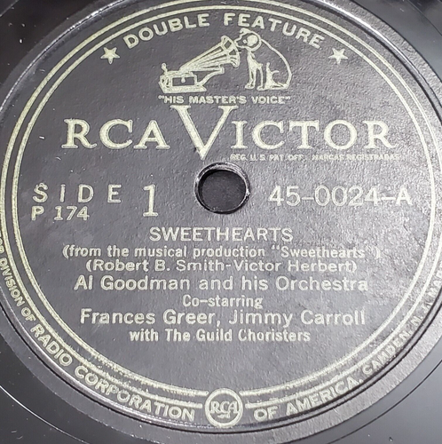 78 RPM Record 1947 AL GOODMAN and Orchestra 10 in RCA VICTOR 45-0024 VG ...