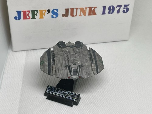 Battlestar Galactica Classic Cylon Raider Titanium Edition Rare Loose ...