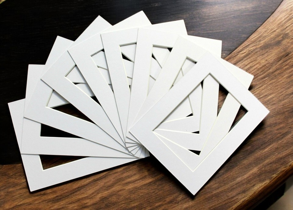 Any Custom Size, Picture Photo Aperture Mount, Bevel Cut, Bespoke Made ...