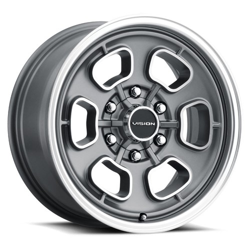 17x8 Vision 148 Shift 6x5.5/6x139.7 19 Grey Wheels Rims Set(4) 78.1 | eBay