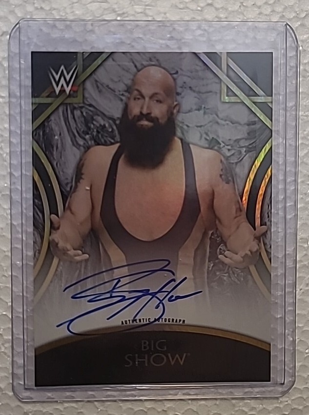 2018 Topps Legends of the WWE - Autographs Black #A-BS Big Show /5 (AU ...
