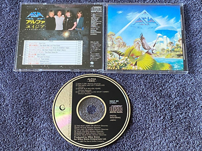 ASIA - Alpha CD 35DP 80 FIRST PRESSING 1983 CBS/SONY Japan NEARMINT ...