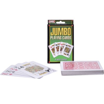 Jumbo Playing Cards Deck Extra Large Cards Playing Cards Pack of 52 New ...