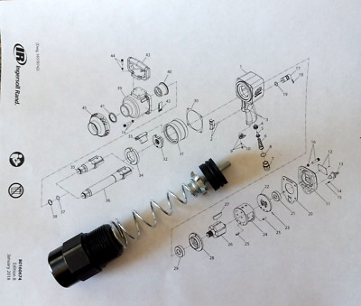 INGERSOLL RAND 295 AIR INLET BUSHING & THROTTLE VALVE KIT FOR IR 295 ...