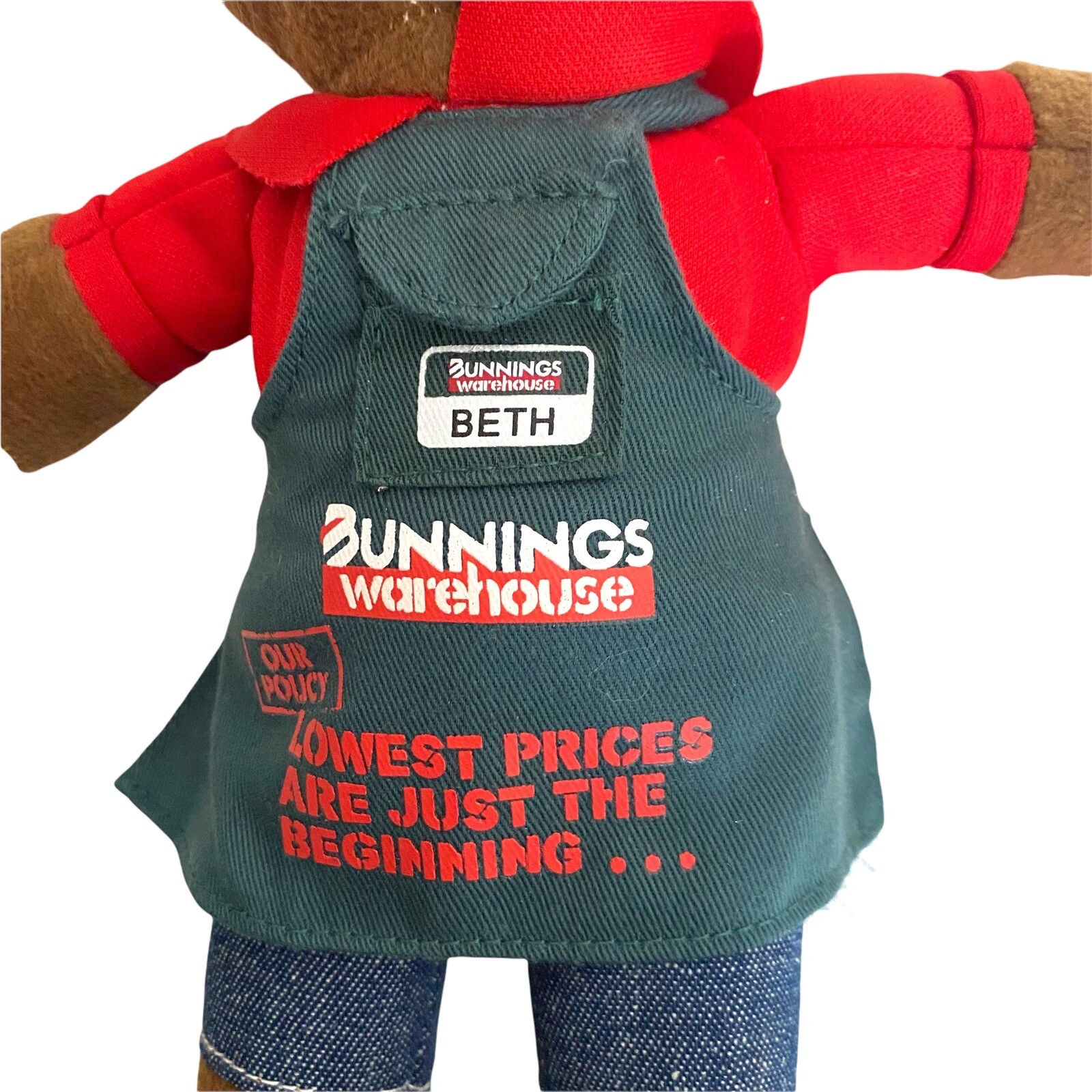 Bunnings Bear Beth Plush Toy 28cm Collectable | eBay Australia