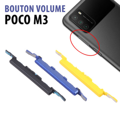 For XIAOMI POCO M3 side button volume key volume control button side ...