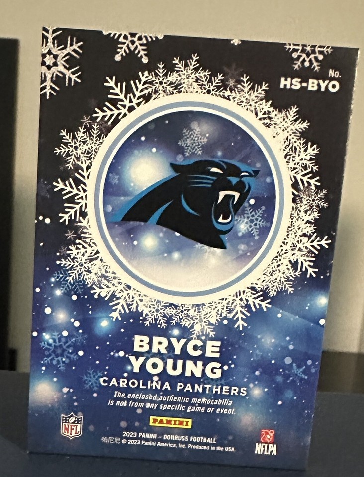 2023 Donruss - Bryce Young - Rc Rookie Sweaters - Relic Patch #HS-BYO ...